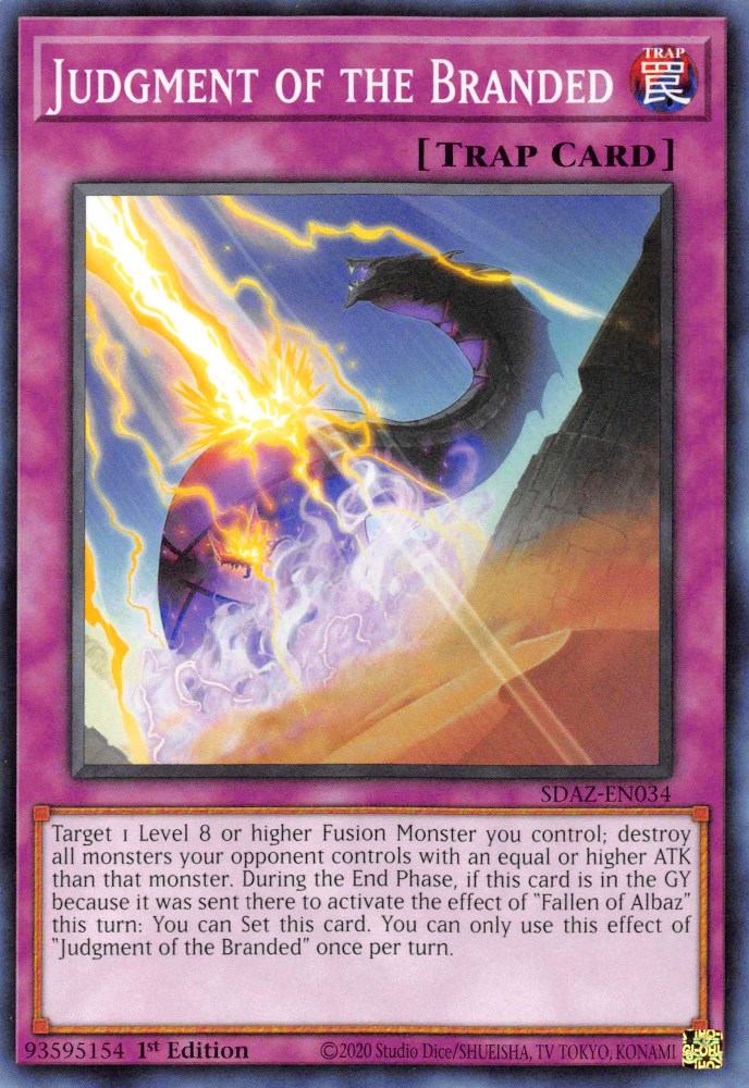 Judgment of the Branded - Structure Deck: Albaz Strike - YuGiOh