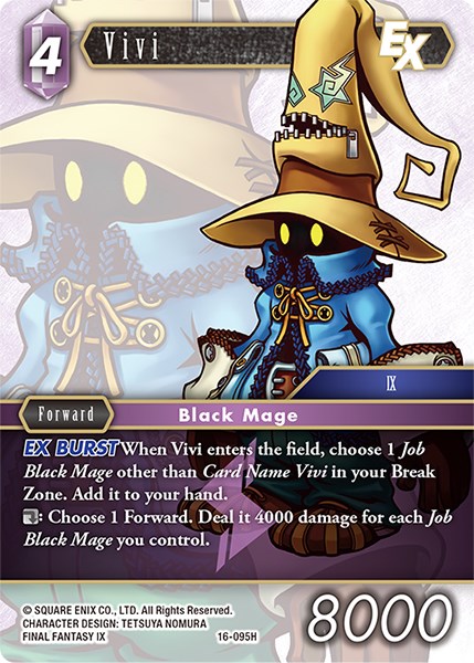 Vivi EX - Emissaries of Light - Final Fantasy TCG