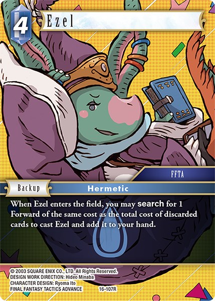 Ezel - Emissaries of Light - Final Fantasy TCG