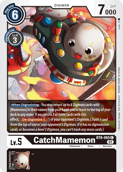 CatchMamemon - New Awakening - Digimon Card Game