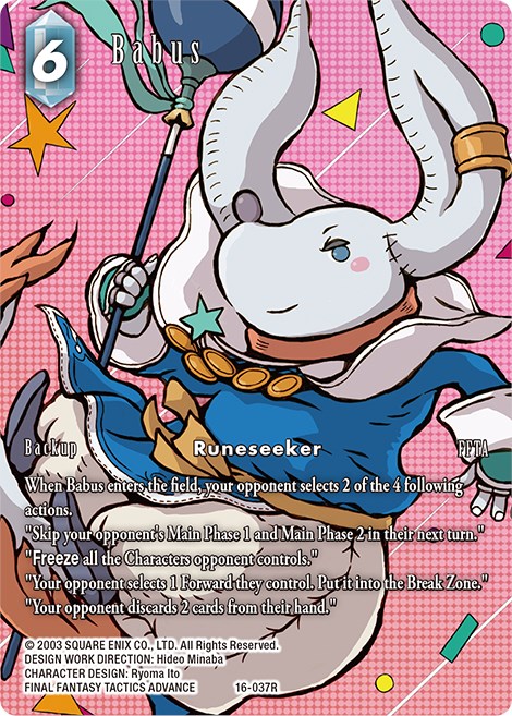 Babus (Full Art) - Emissaries of Light - Final Fantasy TCG