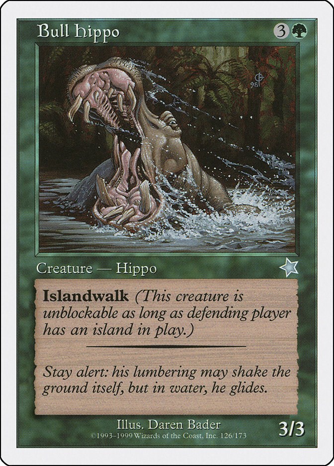 Bull Hippo - Starter 1999 - Magic: The Gathering