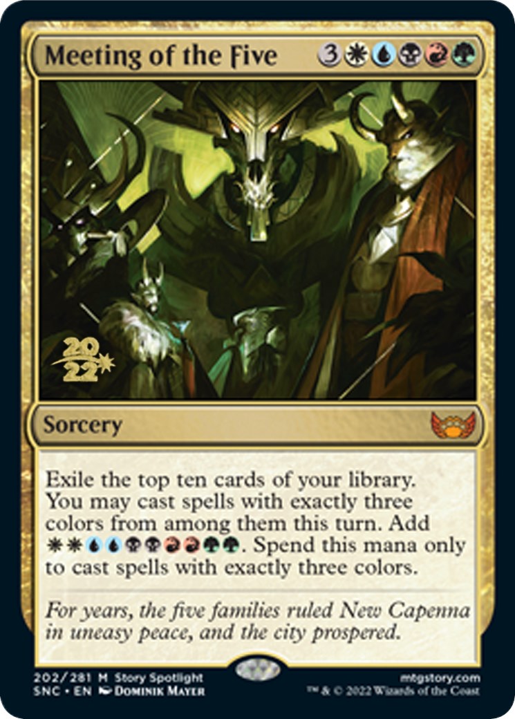 Meeting of the Five - Prerelease Cards - Magic: The Gathering