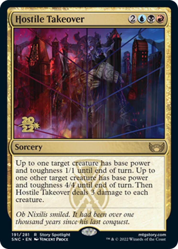 Hostile Takeover - Prerelease Cards - Magic: The Gathering