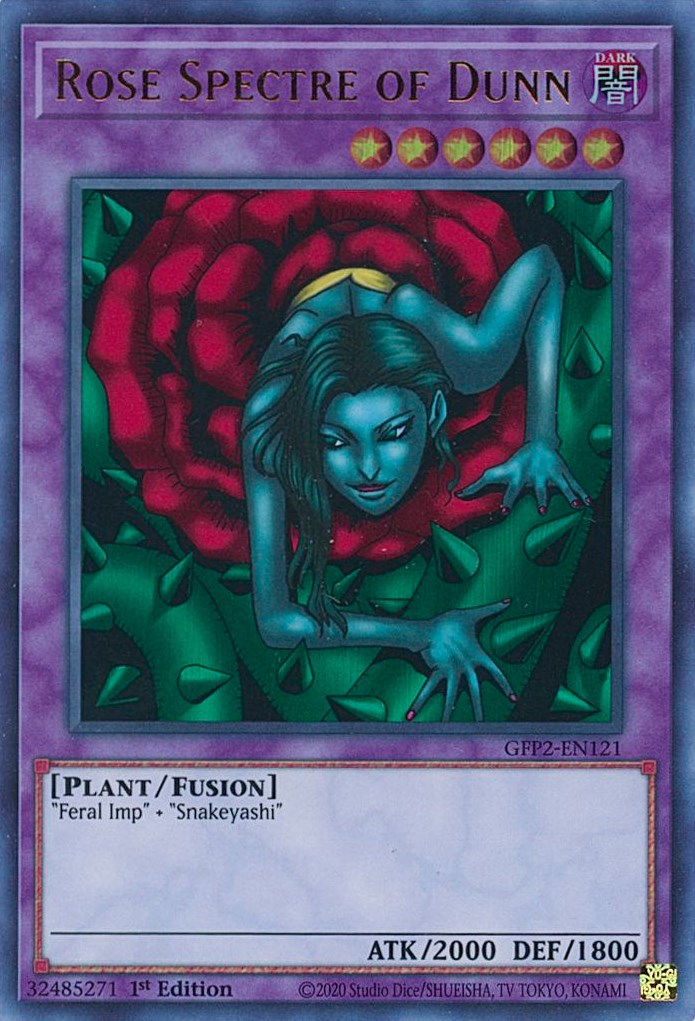 Rose Spectre of Dunn - Ghosts From the Past: The 2nd Haunting - YuGiOh