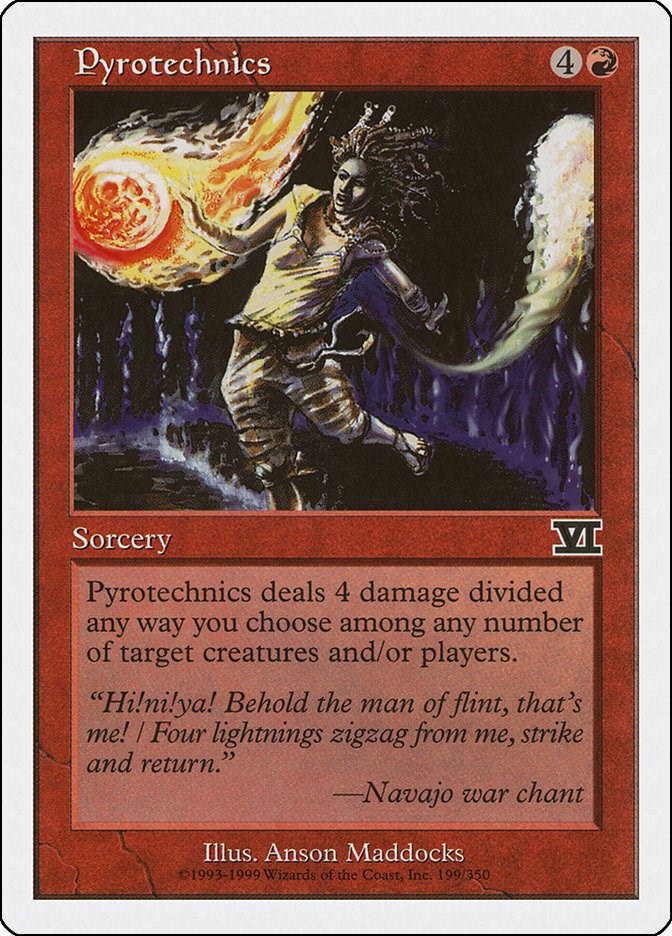 Pyrotechnics - Classic Sixth Edition - Magic: The Gathering