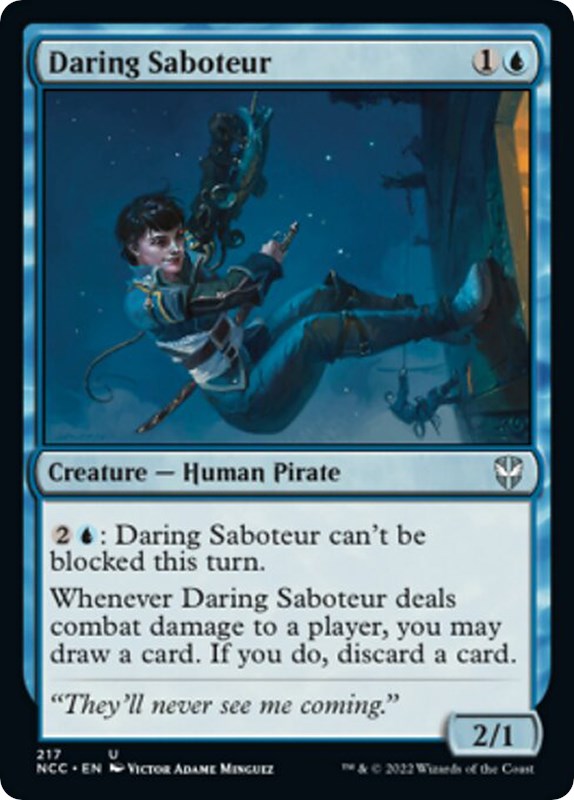 Daring Saboteur - Commander: Streets of New Capenna - Magic: The Gathering