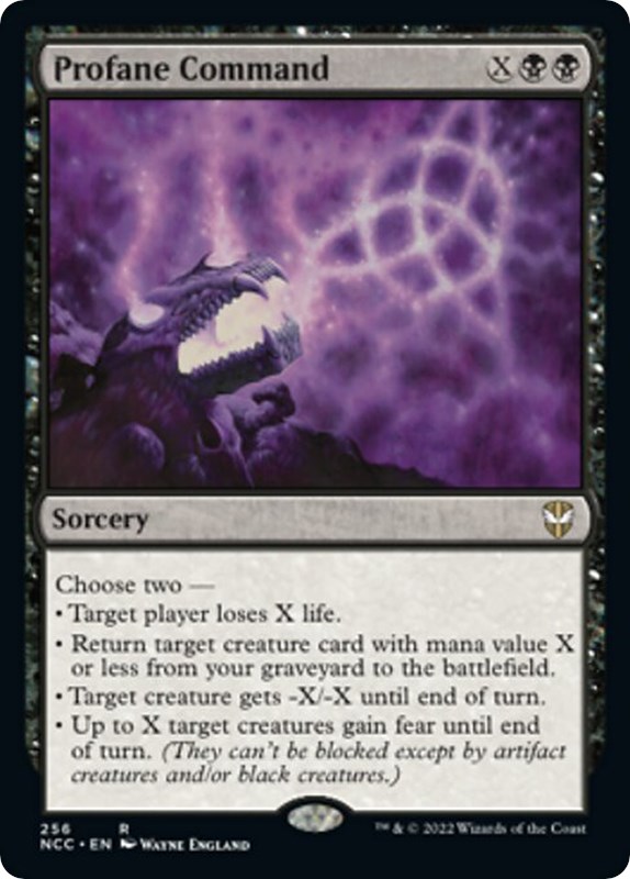 Profane Command - Commander: Streets of New Capenna - Magic: The Gathering