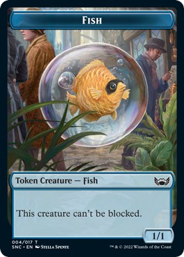 Fish Token - Streets of New Capenna - Magic: The Gathering