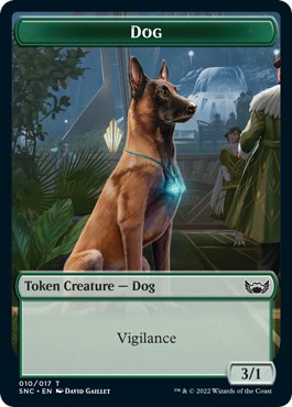 Dog Token - Streets of New Capenna - Magic: The Gathering