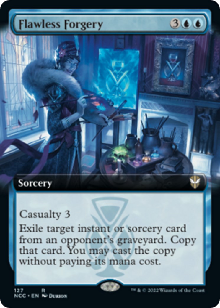 Flawless Forgery (Extended Art) - Commander: Streets of New Capenna ...