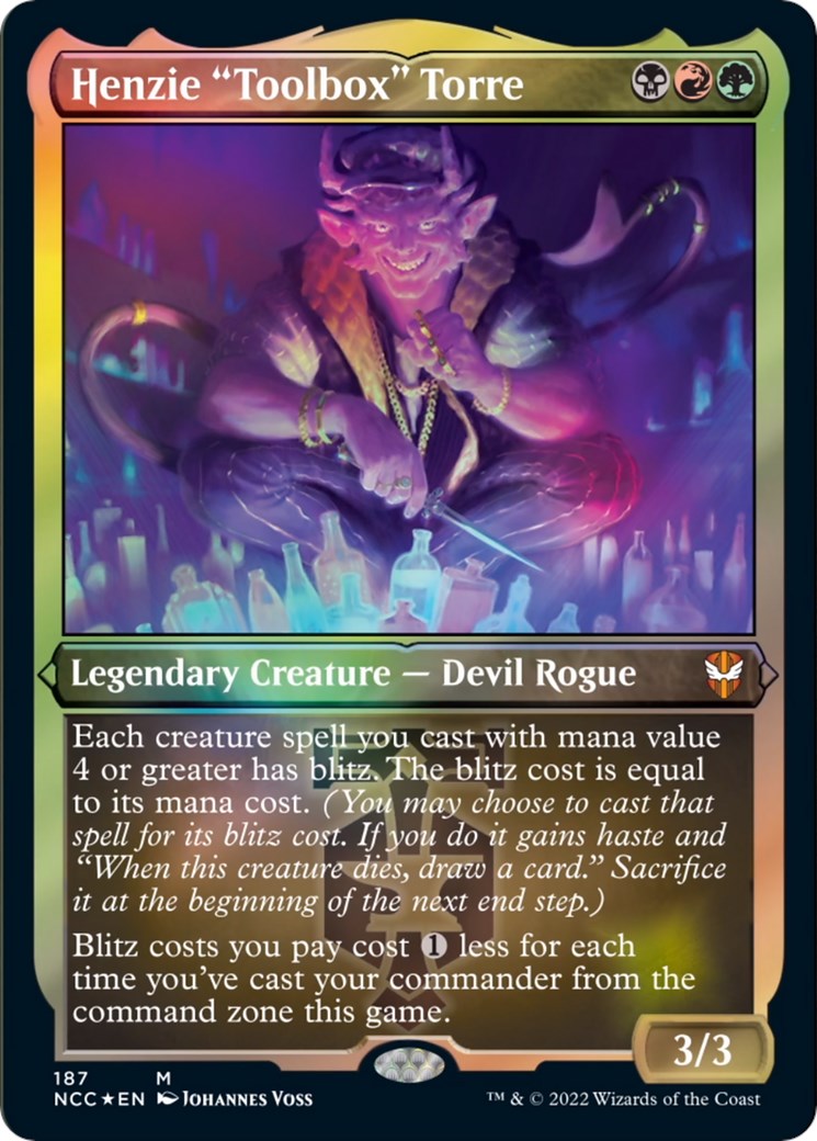 Henzie "Toolbox" Torre (Display Commander) - Thick Stock - Commander ...