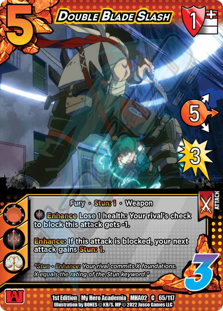 Double Blade Slash - UniVersus: My Hero Academia: Crimson Rampage ...