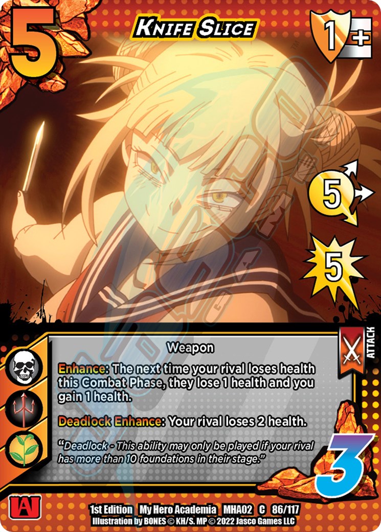 Knife Slice - UniVersus: My Hero Academia: Crimson Rampage - UniVersus
