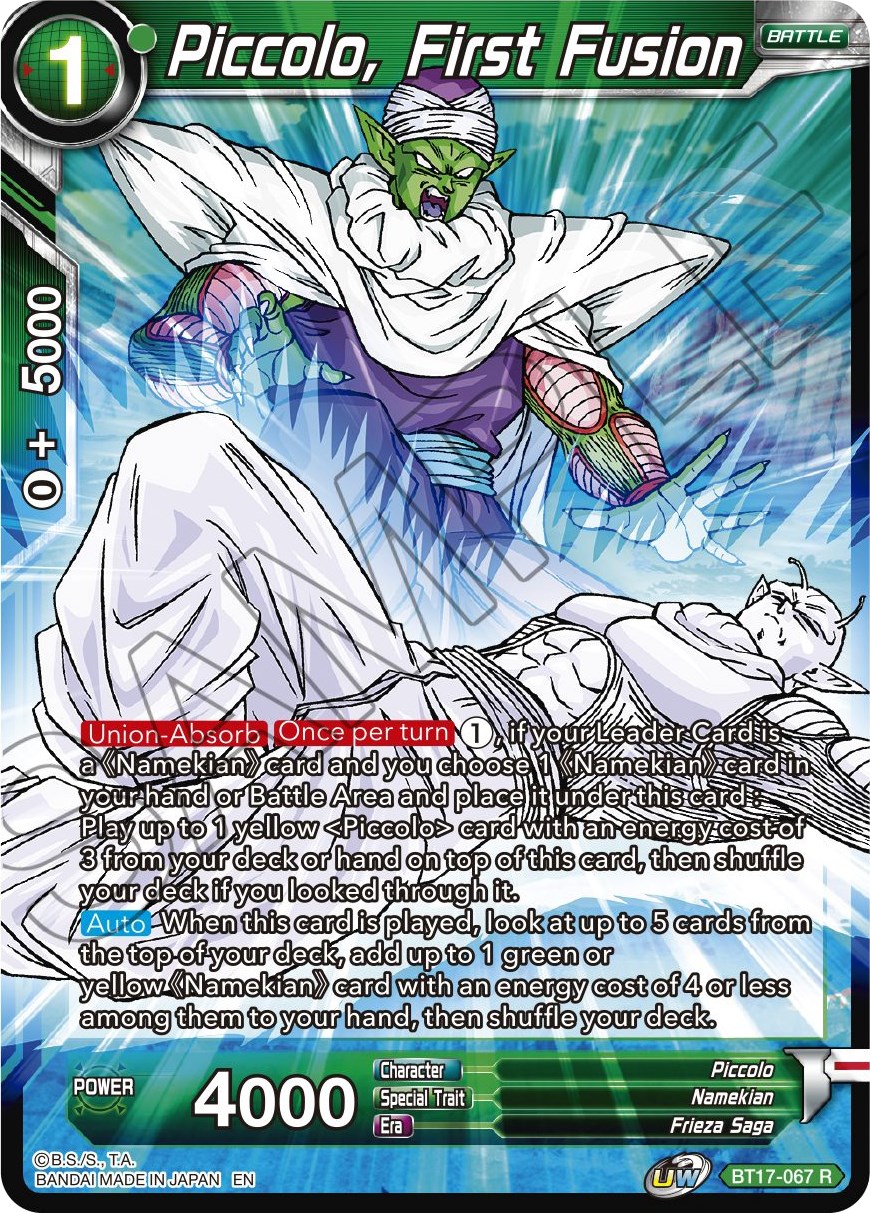 Piccolo, First Fusion - Ultimate Squad - Dragon Ball Super CCG