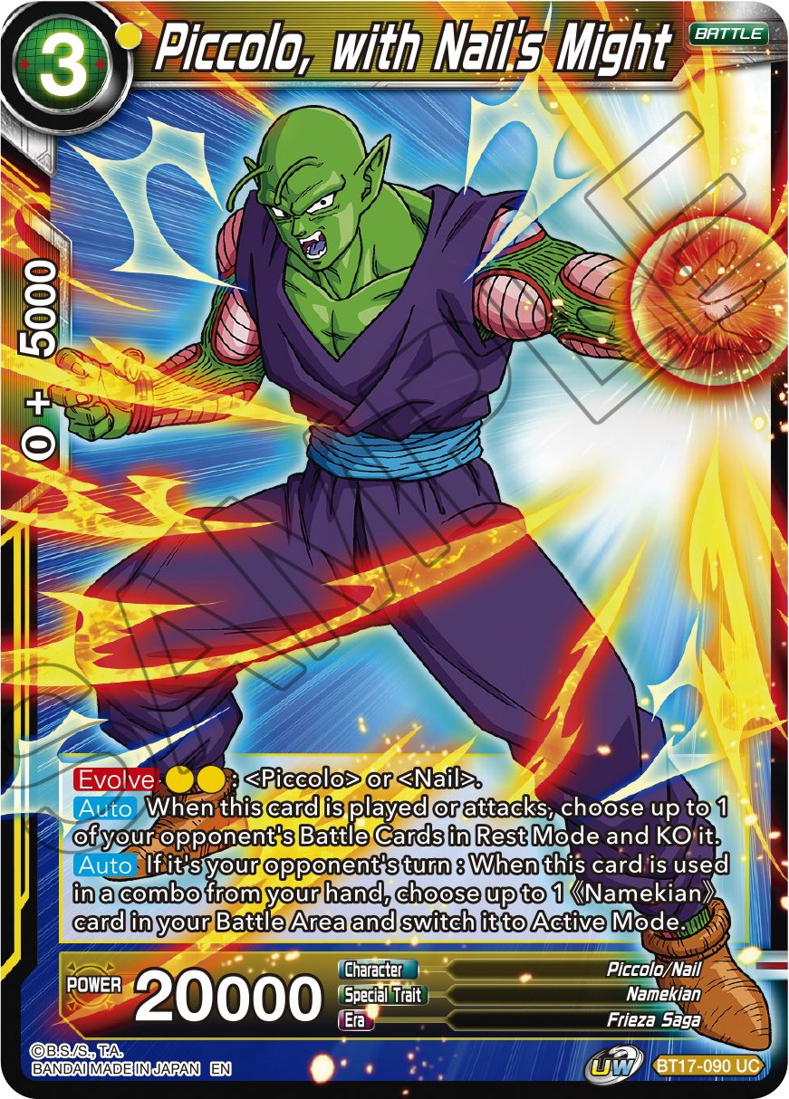 Piccolo, with Nail's Might - Ultimate Squad - Dragon Ball Super: Masters