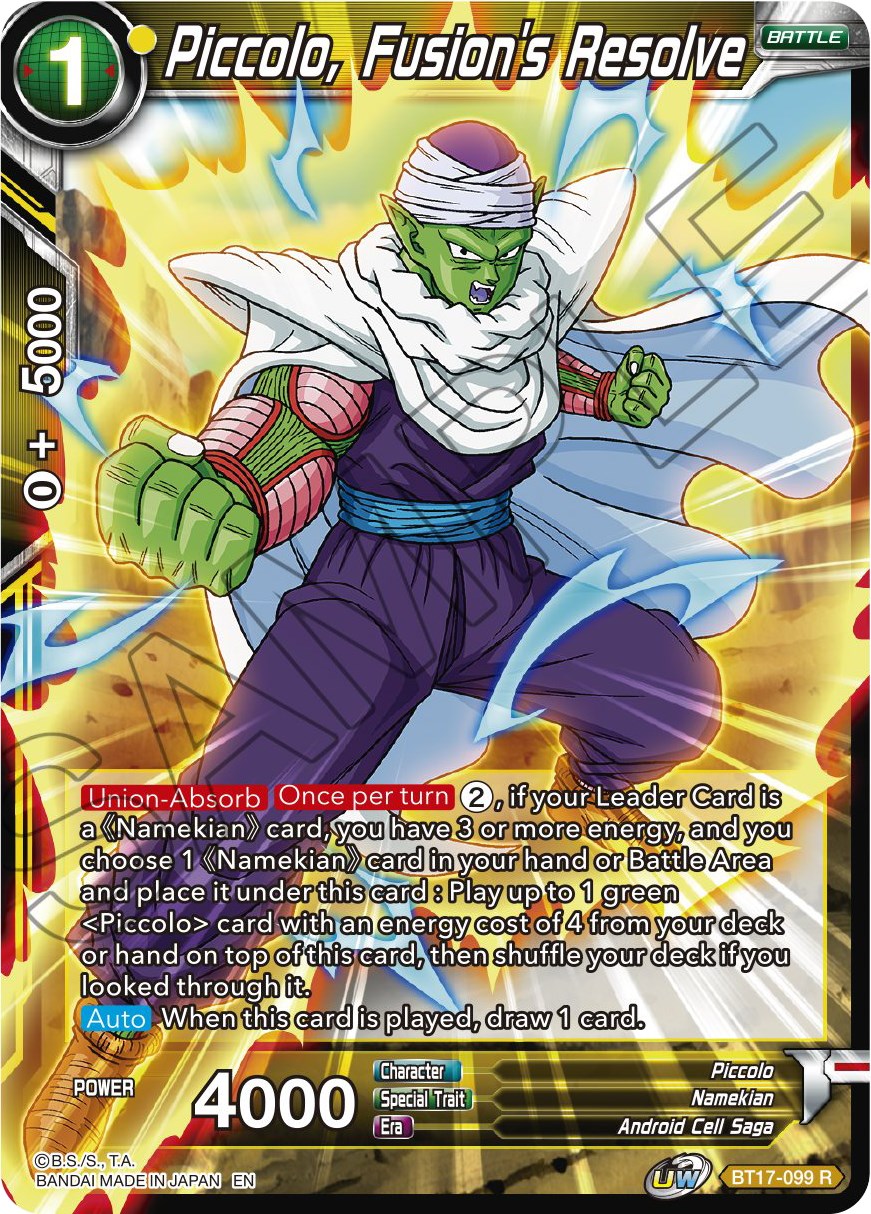 Piccolo, Fusion's Resolve - Ultimate Squad - Dragon Ball Super: Masters