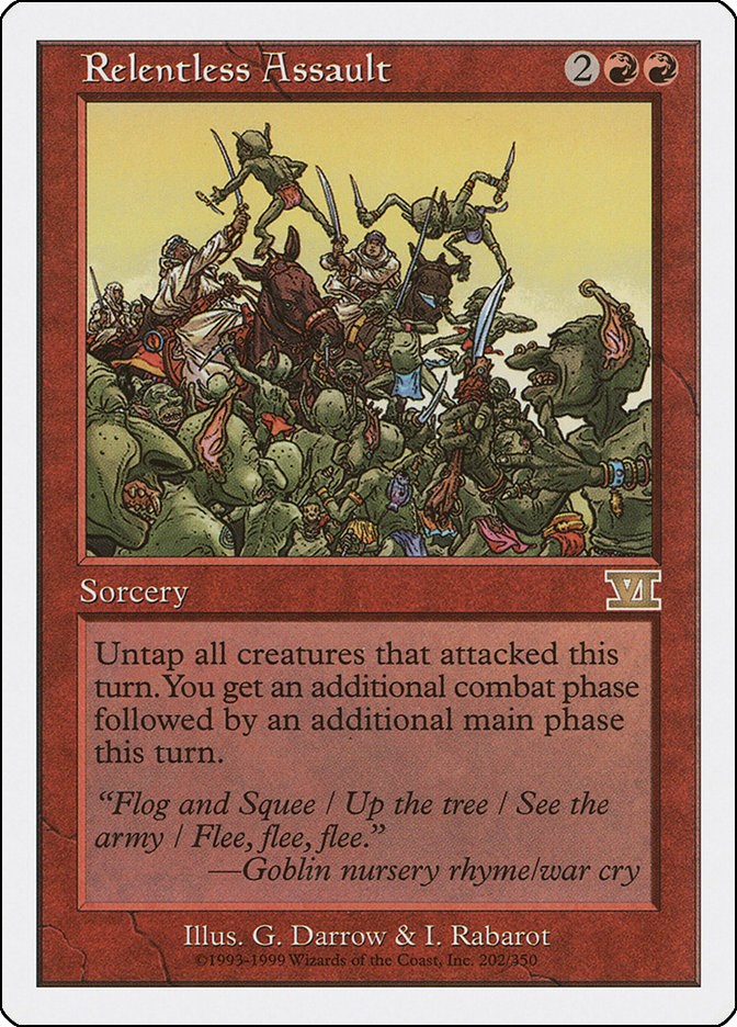 Relentless Assault - Classic Sixth Edition - Magic: The Gathering