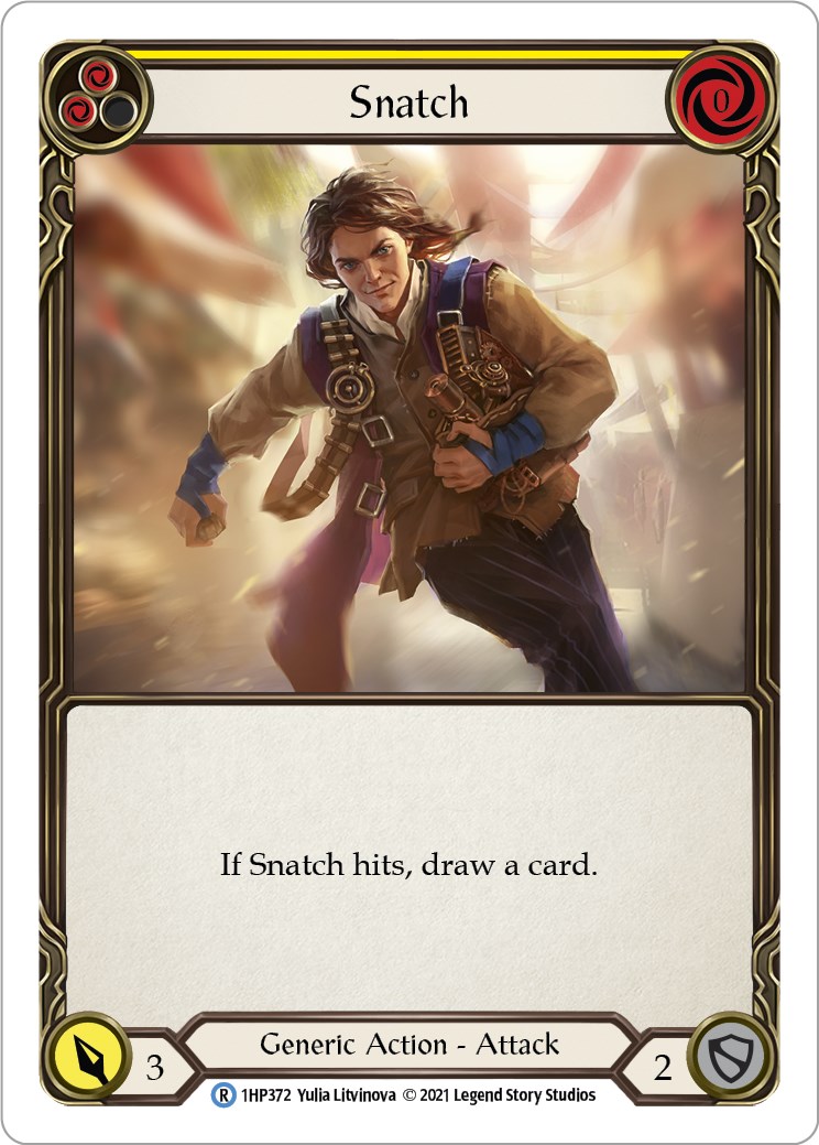 Snatch (Yellow) - History Pack Vol.1 - Flesh and Blood TCG