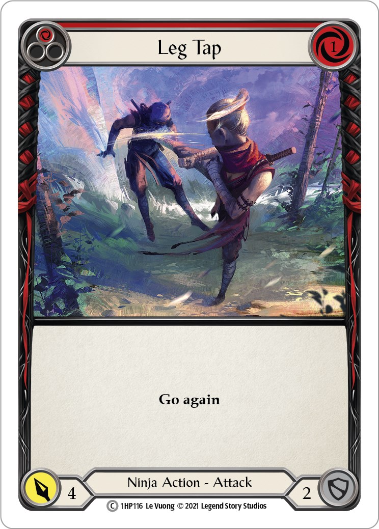 Leg Tap (Red) - History Pack Vol.1 - Flesh and Blood TCG