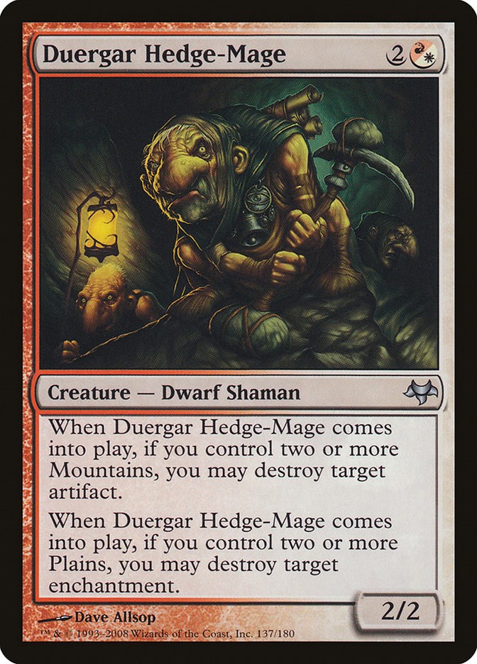 Duergar Hedge-Mage - Eventide - Magic: The Gathering