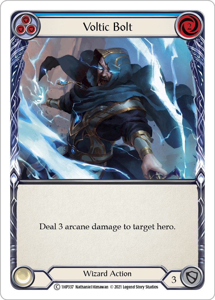 Voltic Bolt (Blue) - History Pack Vol.1 - Flesh and Blood TCG
