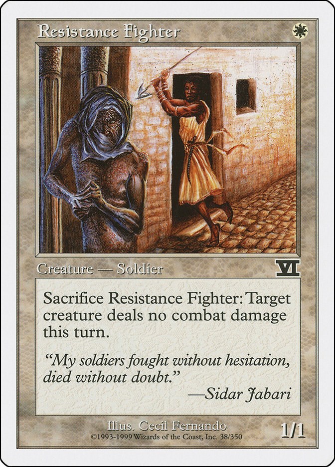 Resistance Fighter - Classic Sixth Edition - Magic: The Gathering