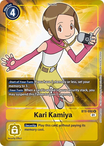 Kari Kamiya (Box Topper) - New Awakening - Digimon Card Game