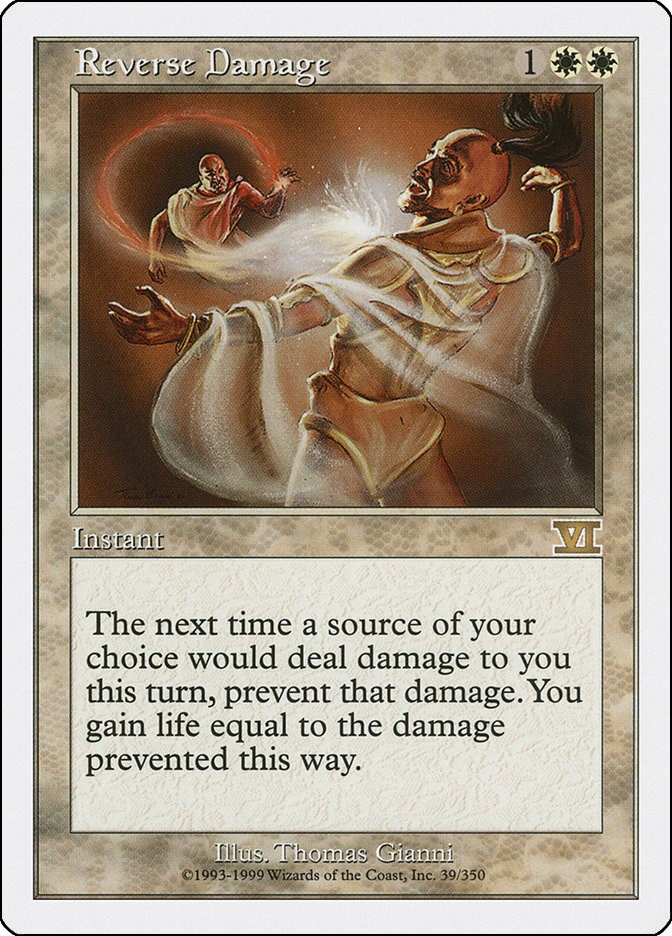Reverse Damage - Classic Sixth Edition - Magic: The Gathering