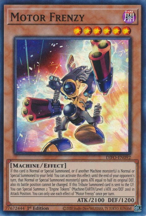 Motor Frenzy - Dimension Force - YuGiOh
