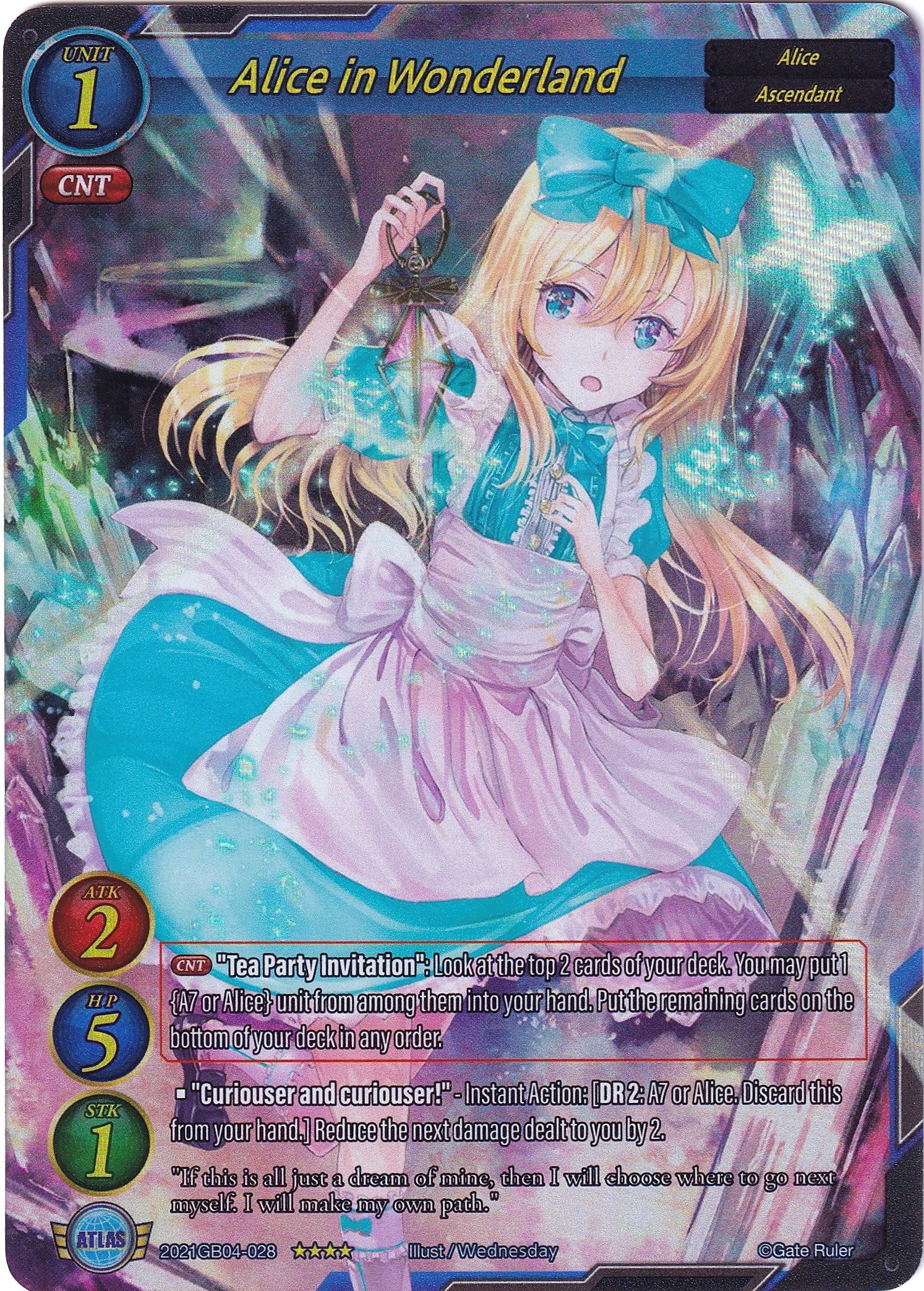 Alice in Wonderland (Full Art) - Become the Hero! - Gate Ruler