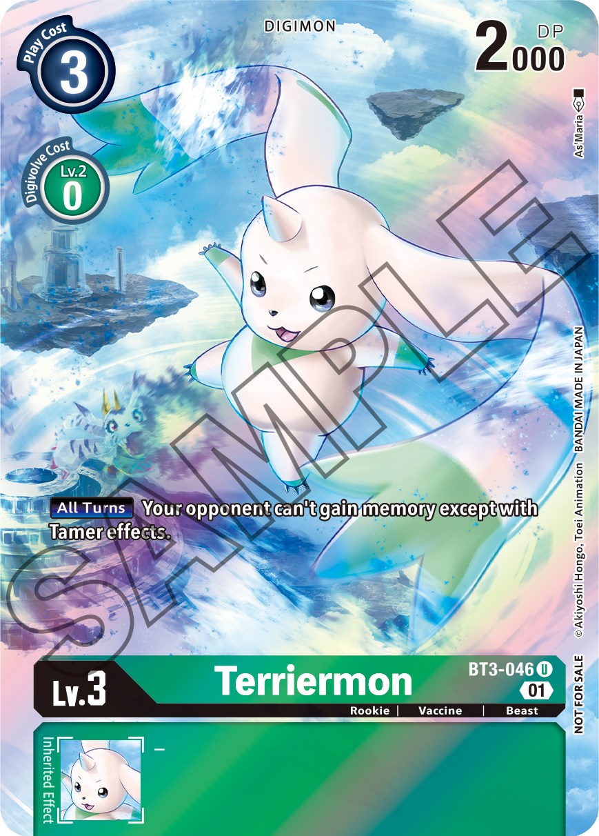 Terriermon (Tamer's Card Set 1) - Release Special Booster - Digimon ...