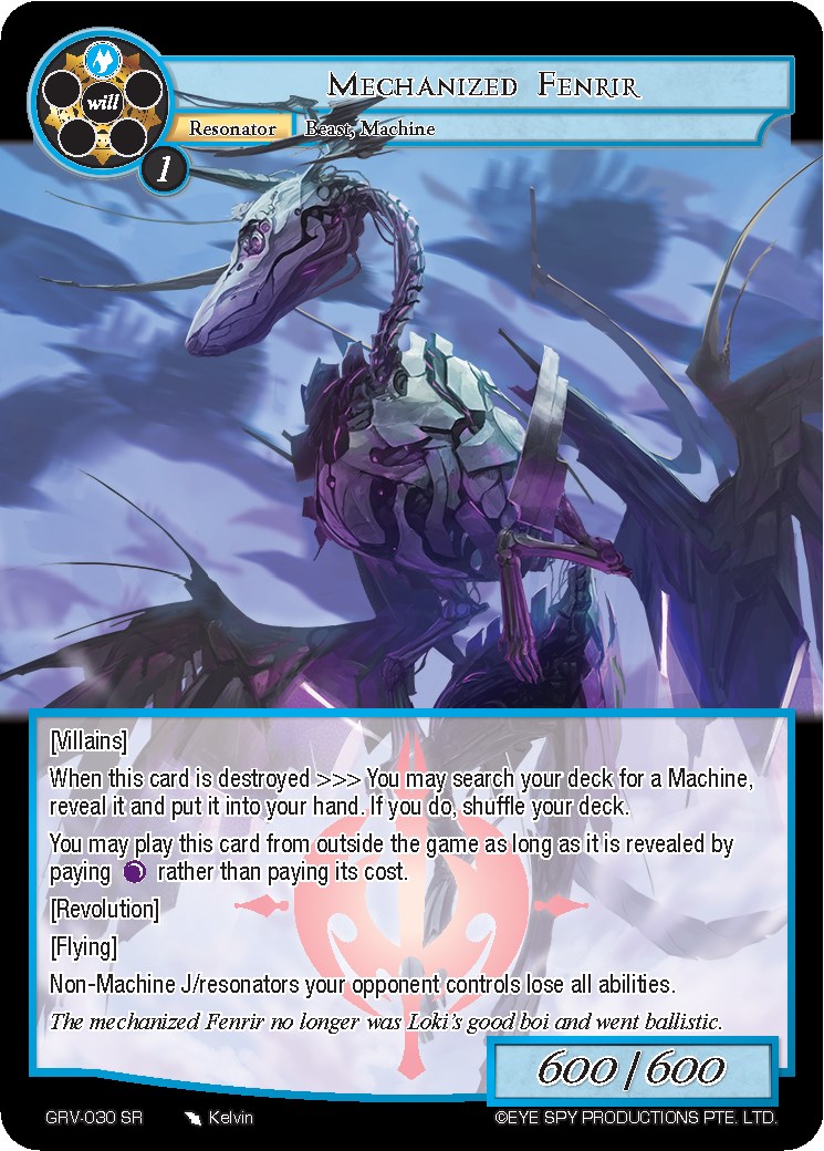 Mechanized Fenrir - Game of Gods: Revolution - Force of Will