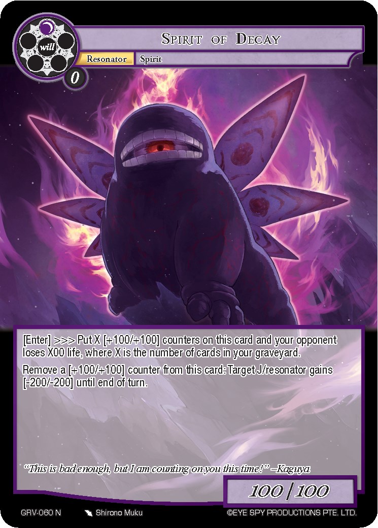 Spirit of Decay - Game of Gods: Revolution - Force of Will