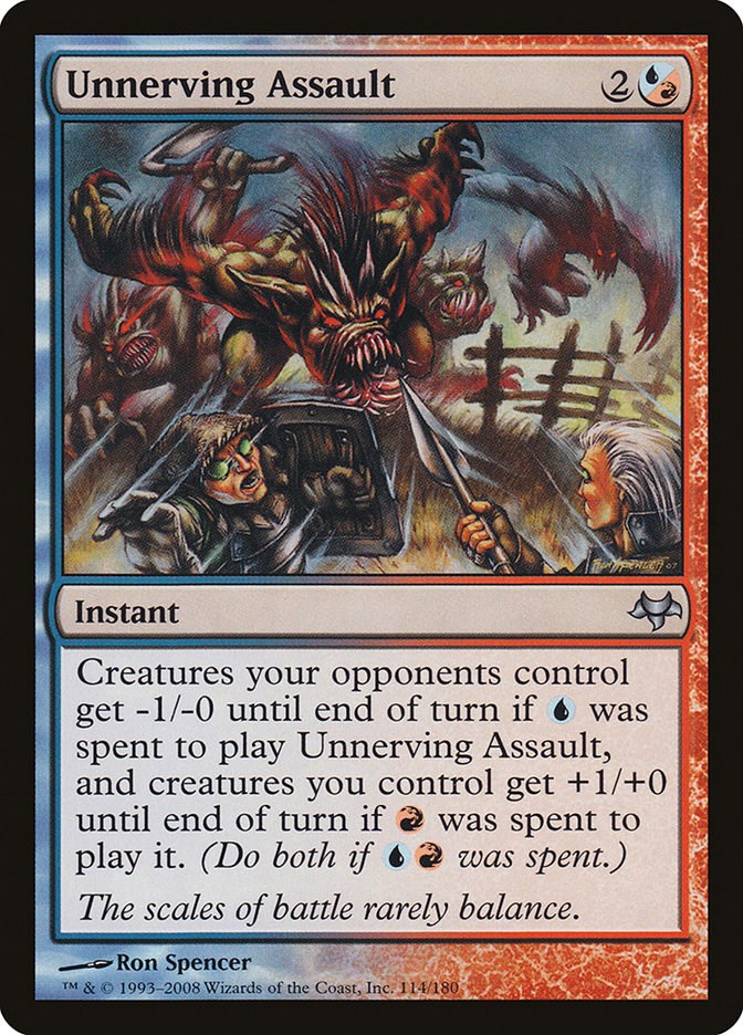Unnerving Assault - Eventide - Magic: The Gathering