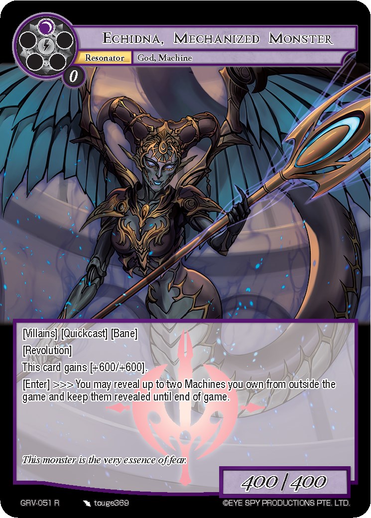 Echidna, Mechanized Monster - Game of Gods: Revolution - Force of Will
