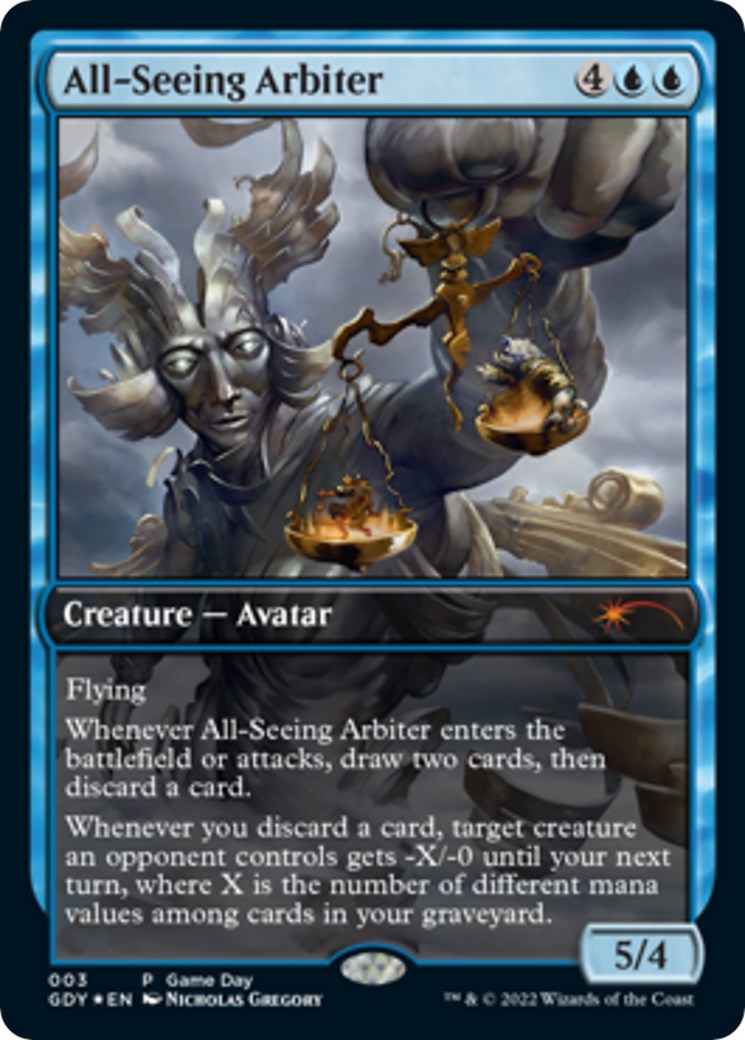 All-Seeing Arbiter - Game Day & Store Championship Promos - Magic: The ...