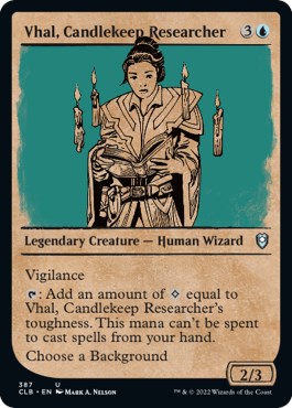 Vhal, Candlekeep Researcher (Showcase) - Commander Legends: Battle for ...