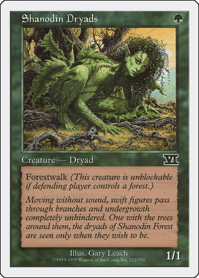 Shanodin Dryads - Classic Sixth Edition - Magic: The Gathering