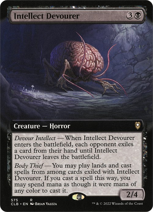 Intellect Devourer (Extended Art) - Commander Legends: Battle for ...