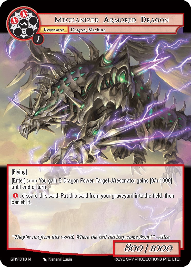 Mechanized Armored Dragon - Game of Gods: Revolution - Force of Will