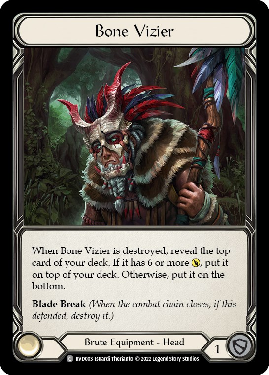 Bone Vizier - Classic Battles: Rhinar vs Dorinthea - Flesh and Blood TCG