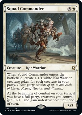 Squad Commander - Commander Legends: Battle for Baldur's Gate - Magic ...