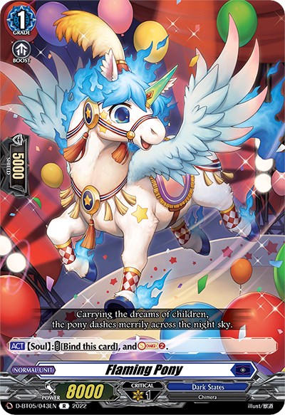 Flaming Pony - Triumphant Return of the Brave Heroes - Cardfight Vanguard