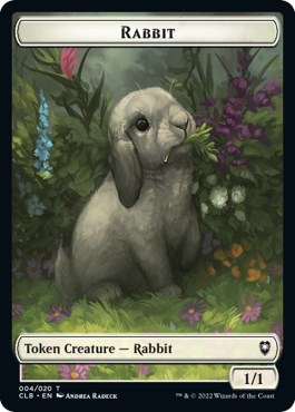 Rabbit Token - Commander Legends: Battle for Baldur's Gate - Magic: The ...