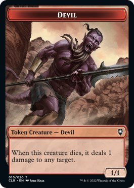 Devil Token - Commander Legends: Battle for Baldur's Gate - Magic: The ...