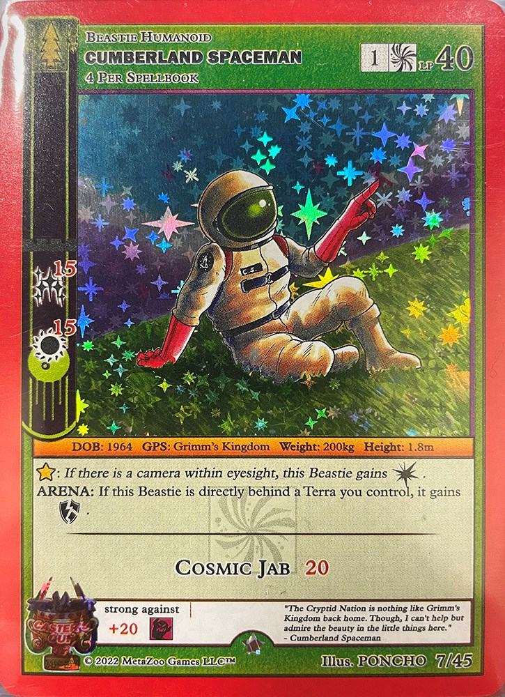 Cumberland Spaceman - Caster's Cup Promo Cards - MetaZoo
