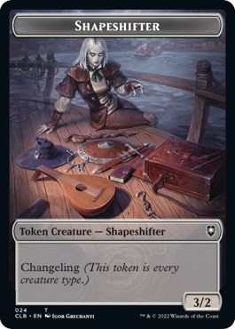 Shapeshifter (024) // Shapeshifter (028) Double-sided Token - Commander ...