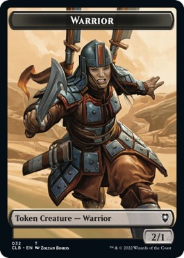 Warrior // Inkling Double-sided Token - Commander Legends: Battle for ...