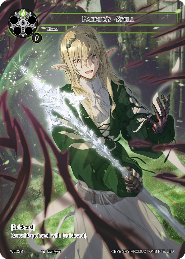 Faerur's Spell (WL028) - Promo Cards - Force of Will
